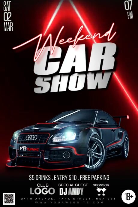 Copy of Weekend Car Show | PosterMyWall