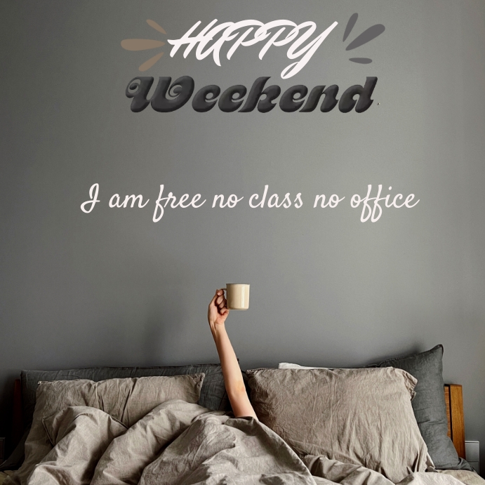 Plantilla de WEEKEND | PosterMyWall