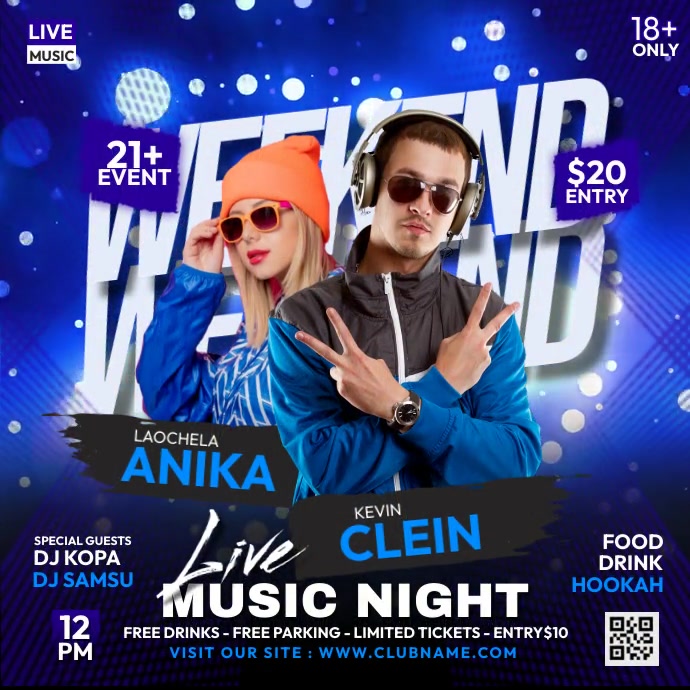 Weekend Event Party Template | PosterMyWall