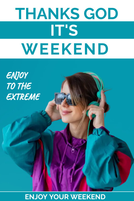 WEEKEND FLYER Template | PosterMyWall