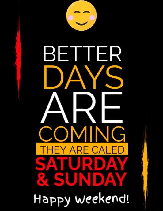 Weekend Flyer Template | PosterMyWall