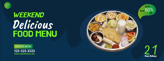 Weekend Food Menu Template | PosterMyWall