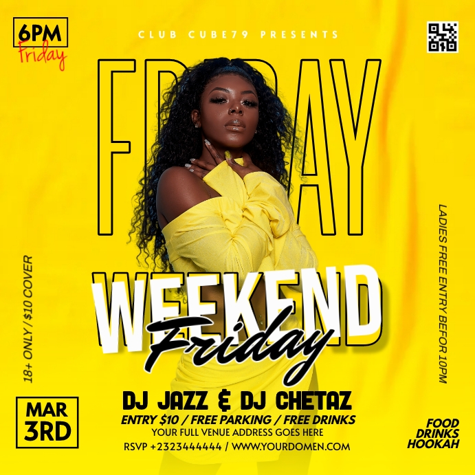 Weekend friday Template | PosterMyWall