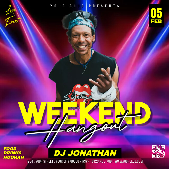 Weekend Hangout Template | PosterMyWall