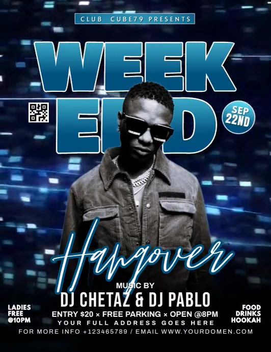 Copy of Weekend Hangover | PosterMyWall