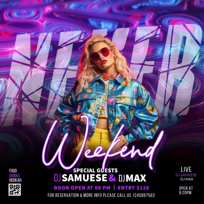 Weekend Ladies Night Template | PosterMyWall