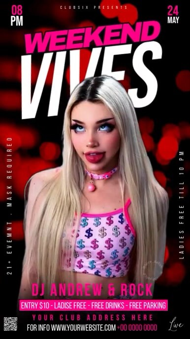 Plantilla de weekend night club party | PosterMyWall