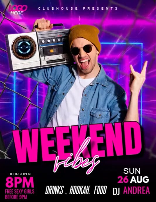 Copy of Weekend Night Party | PosterMyWall