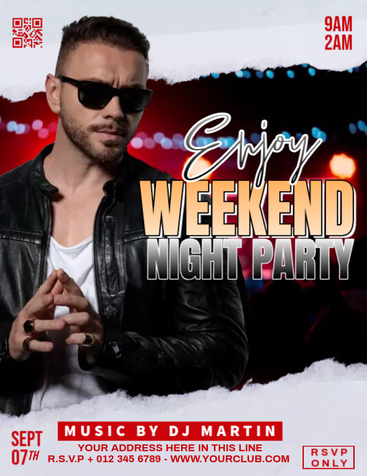 Weekend Night Party Template | PosterMyWall