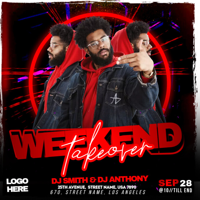 Weekend Night Party Template | PosterMyWall