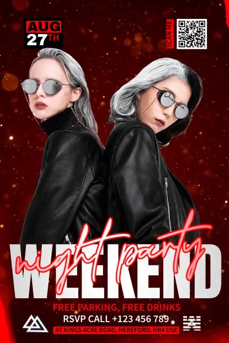 Weekend Night Party Template | PosterMyWall