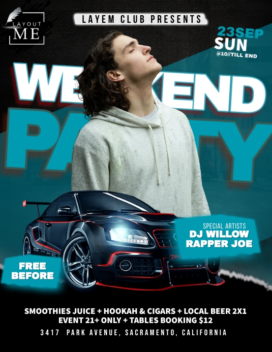 Modèle Weekend Night Party | PosterMyWall