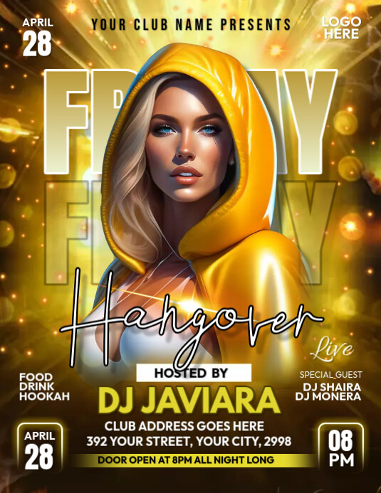 Weekend Night Party Poster Template | PosterMyWall