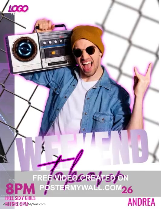 Plantilla de Weekend Night Party Video Ads | PosterMyWall