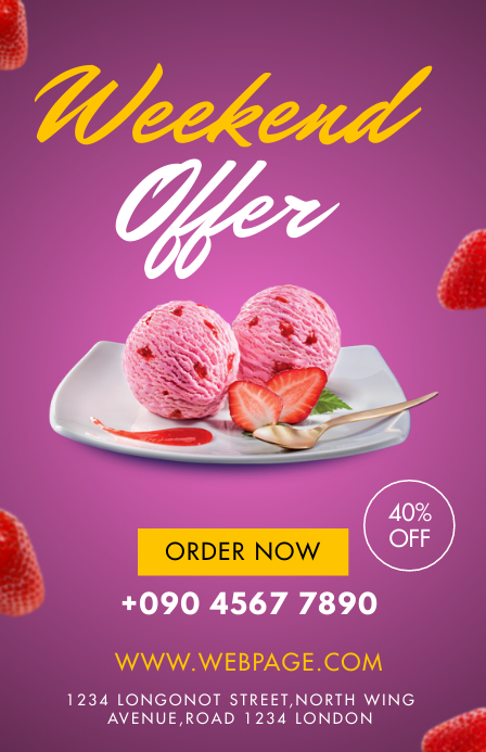 WEEKEND OFFER FLYER Template | PosterMyWall