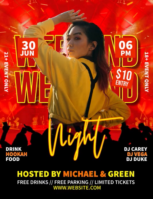 Plantilla de Weekend Party | PosterMyWall