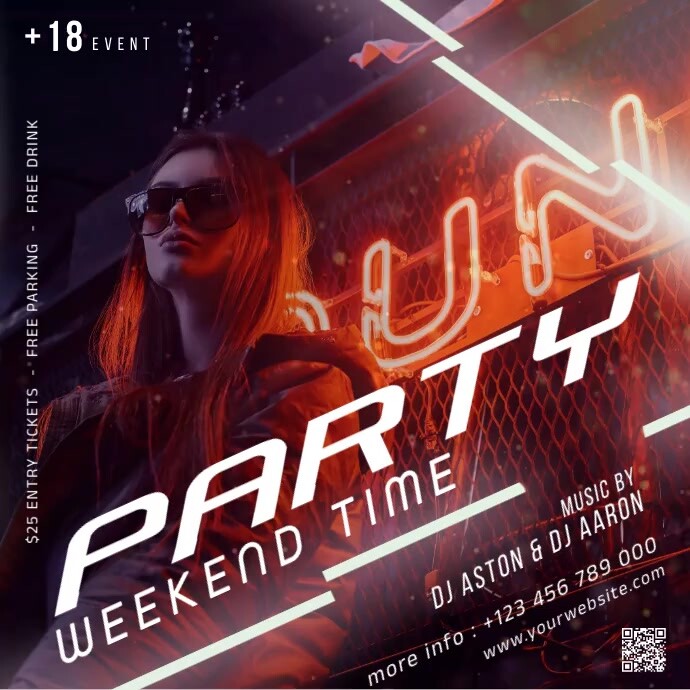 Weekend Party Template | PosterMyWall