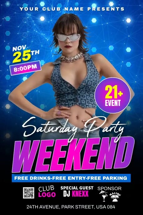 Copy of Weekend Party | PosterMyWall