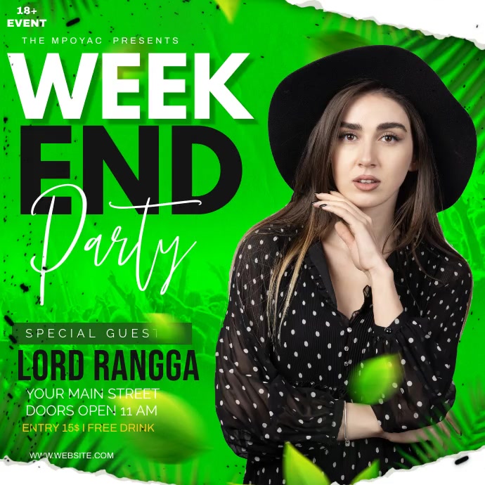 weekend party Template | PosterMyWall