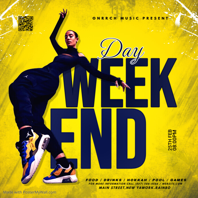 Weekend Party flyer Template | PosterMyWall