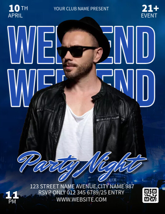 Copy of Weekend Party Night | PosterMyWall