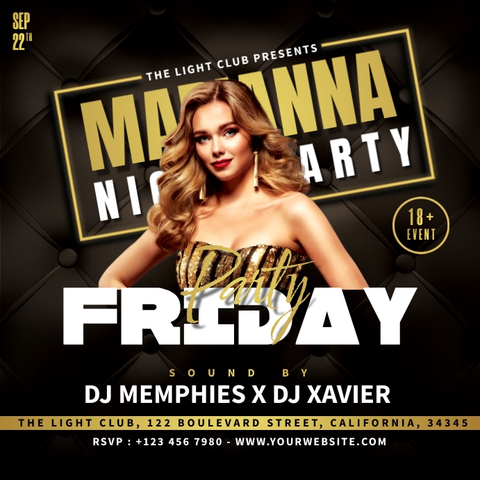 Weekend Party Night Template | PosterMyWall