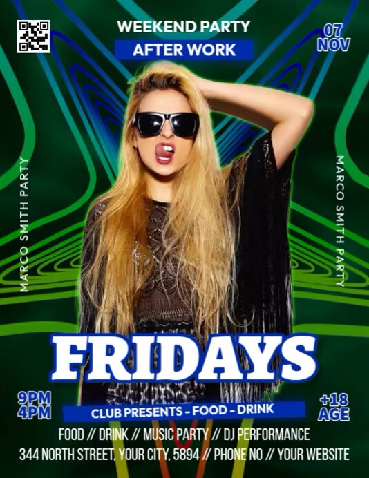 Copy of Weekend Party Template Ads | PosterMyWall