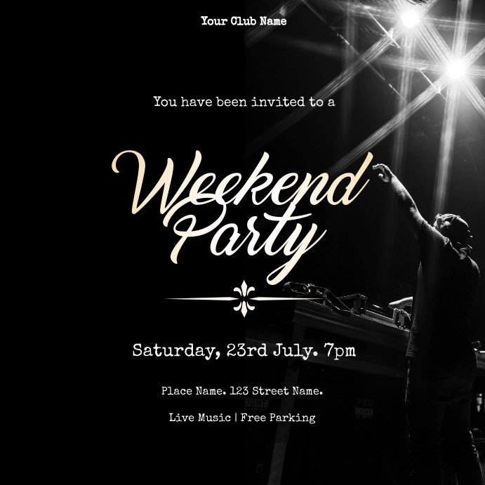 Weekend Party Template | PosterMyWall