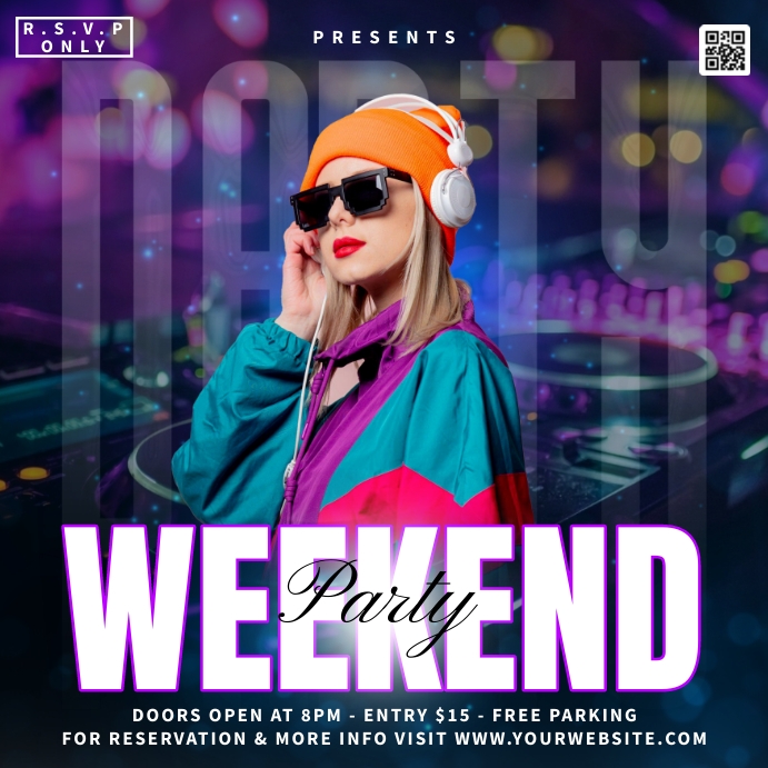 Weekend Party Template | PosterMyWall
