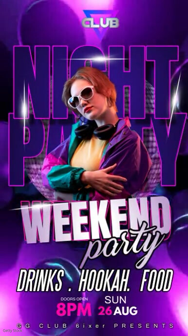 Copy of Weekend Party Video | PosterMyWall