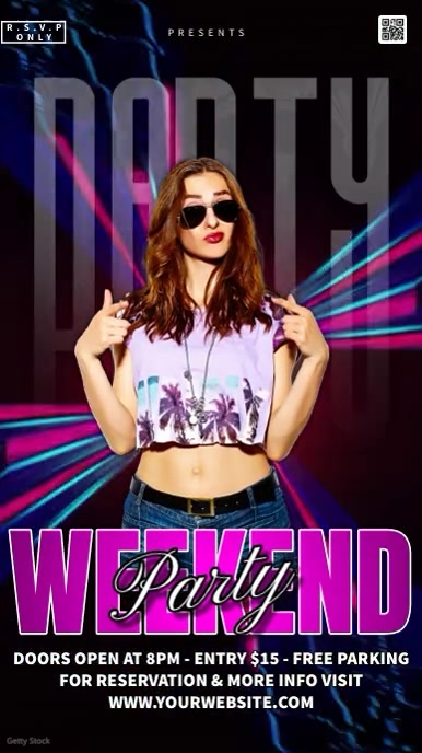 Copy of Weekend Party Video | PosterMyWall