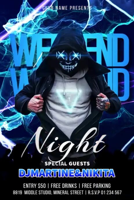 Weekend Party Video Template | PosterMyWall