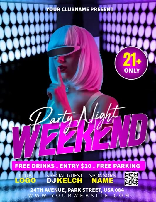 Weekend Party Video Template | PosterMyWall