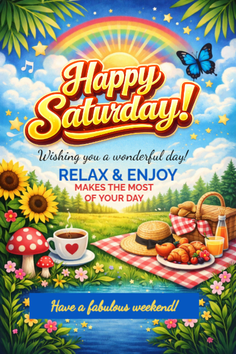 Plantilla de Weekend Relaxation Poster | PosterMyWall