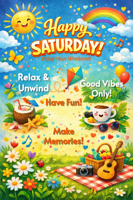 Weekend Relaxation Poster Template | PosterMyWall