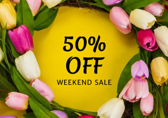 Copy of Weekend Sale A4 | PosterMyWall