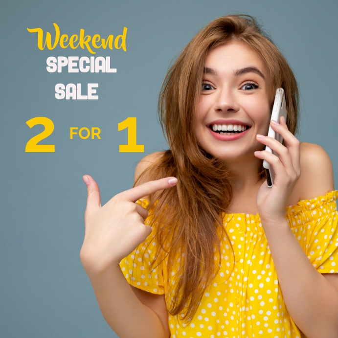 Weekend sale Template | PosterMyWall