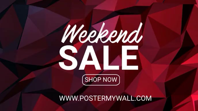 weekend sale digital display video ad Template | PosterMyWall