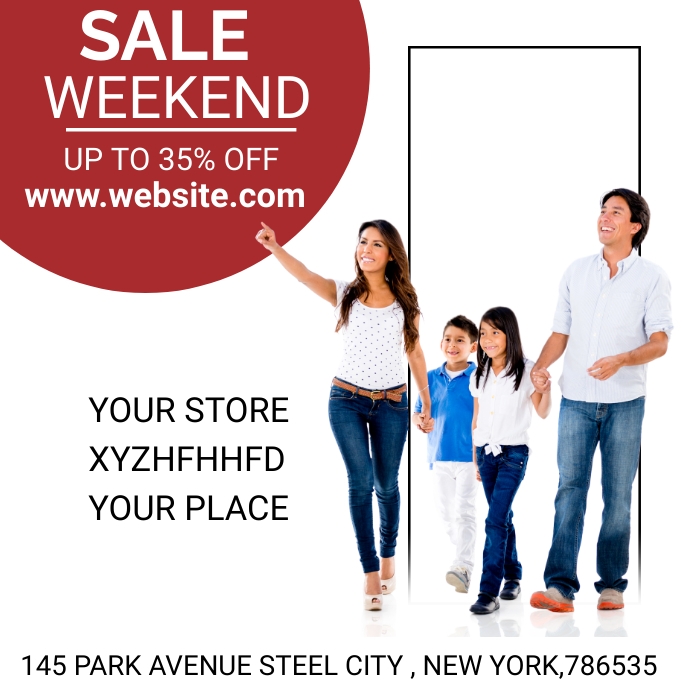 Plantilla de weekend sale poster | PosterMyWall