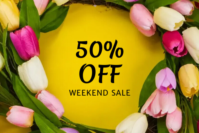 Weekend Sale Poster Template | PosterMyWall
