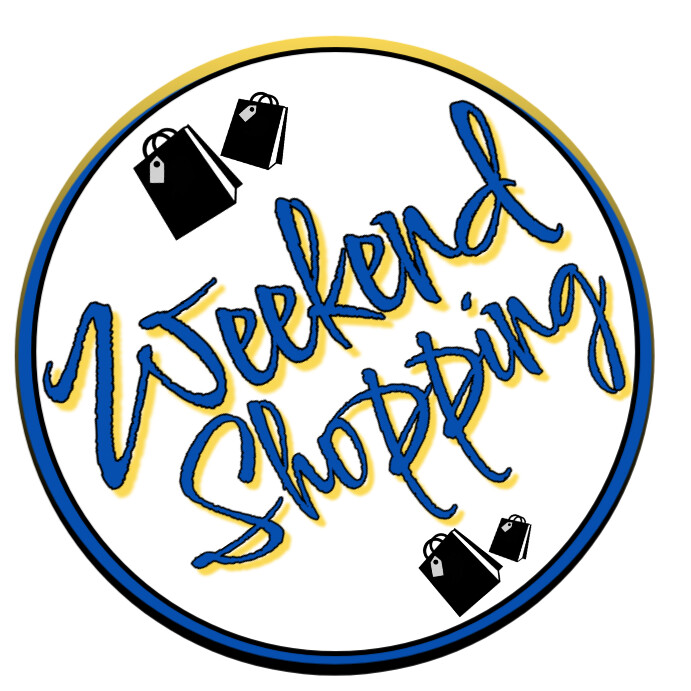 Weekend shopping sticker square size Template | PosterMyWall