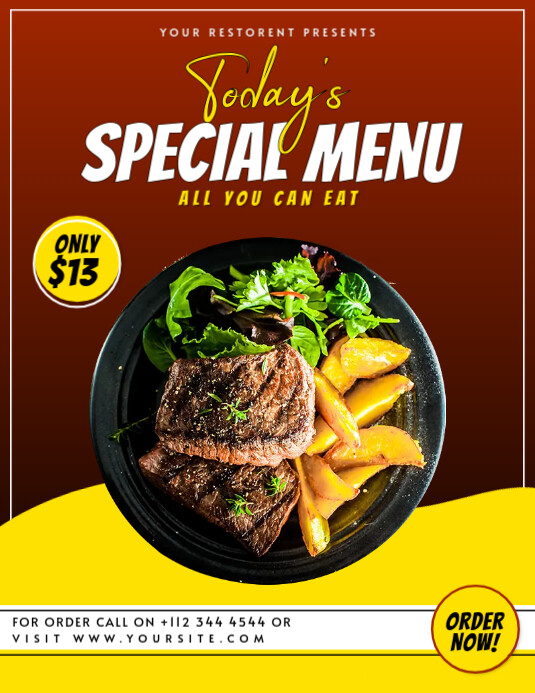 Weekend special dish Template | PosterMyWall