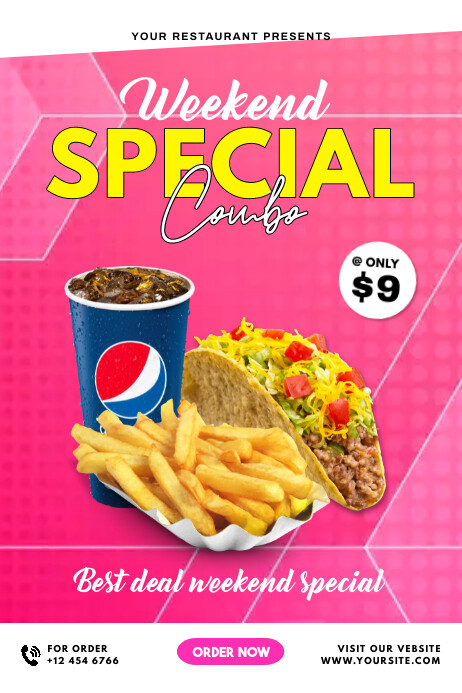 Weekend special dish Template | PosterMyWall