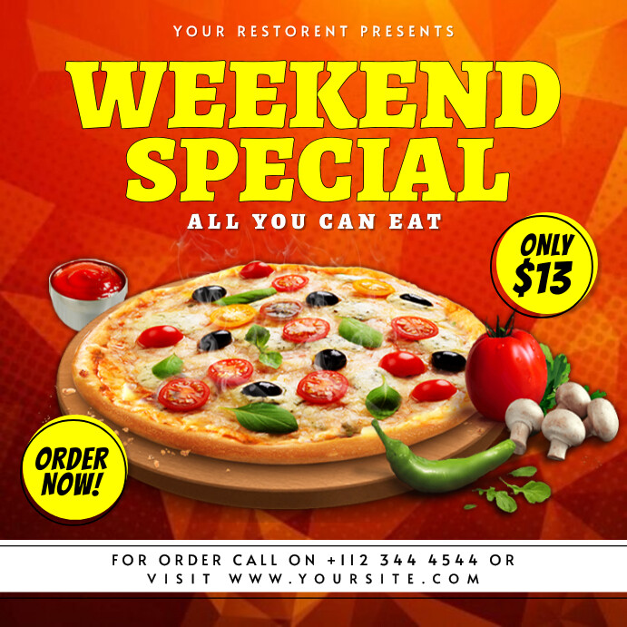 Copy of Weekend special dish | PosterMyWall