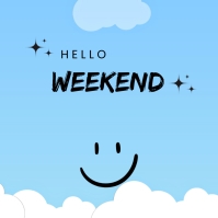 happy weekend Template | PosterMyWall