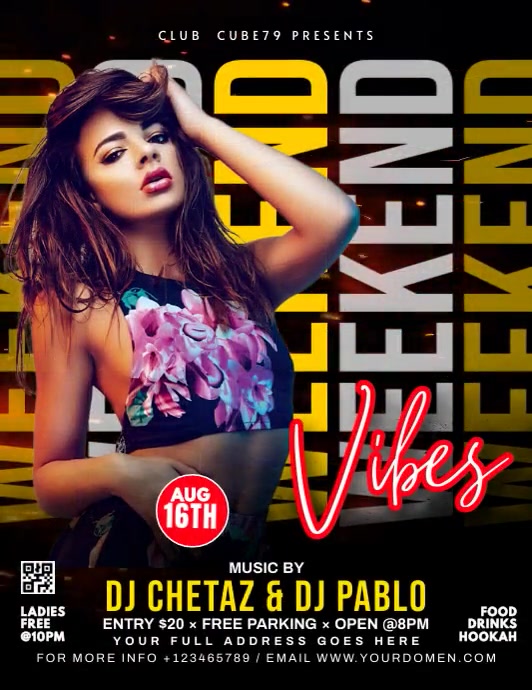 Copy of Weekend vibes | PosterMyWall