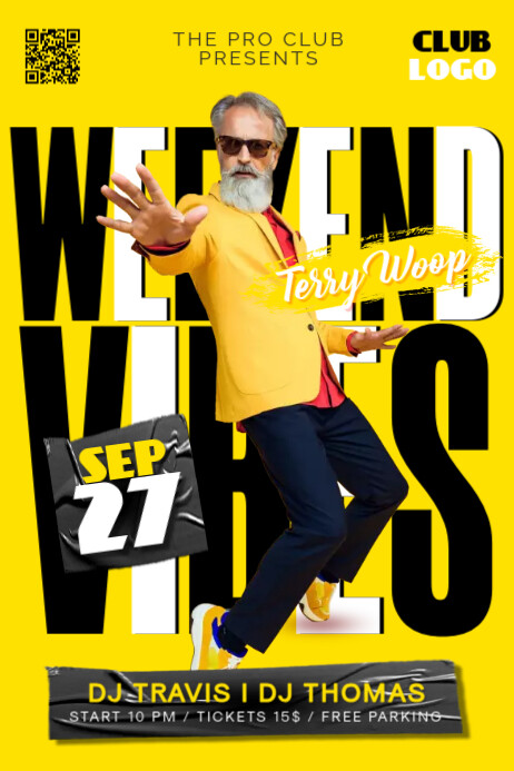 Weekend Vibes Template | PosterMyWall