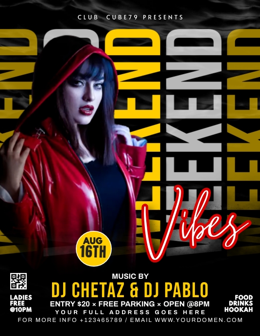 Weekend vibes Template | PosterMyWall