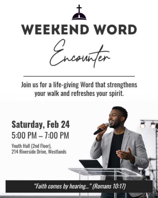 Weekend Word Encounter Church Service Teaching Worship Revival Faith ...