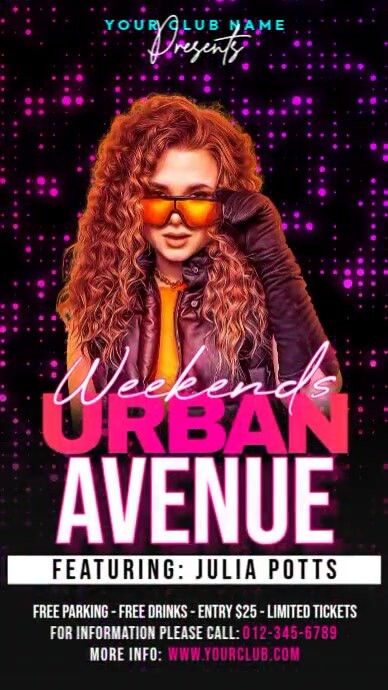 Plantilla de Weekends Urban Avenue | PosterMyWall